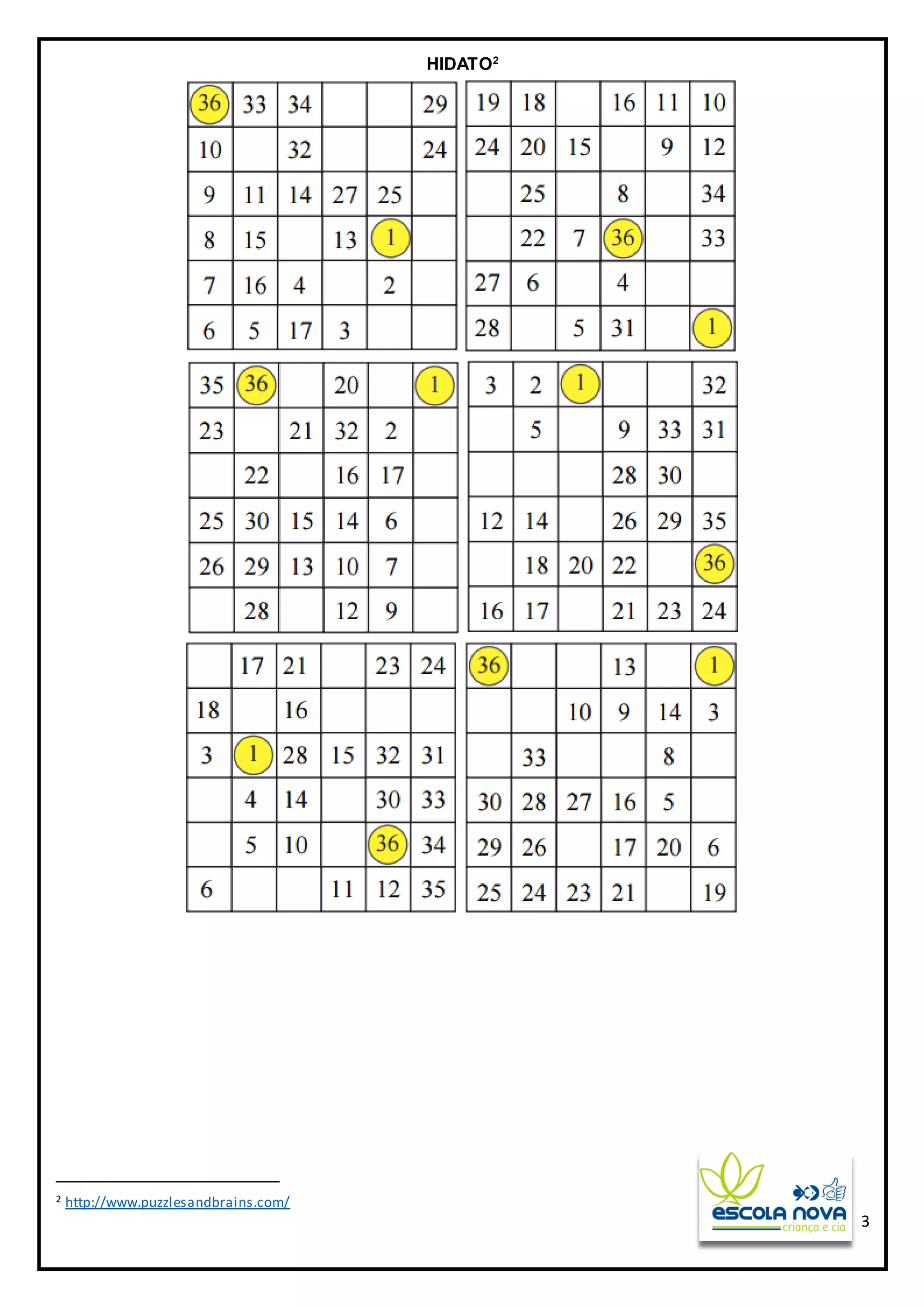 6o ano tematica 4 hidato | PDF