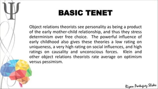 6 object relations theory | PPTX