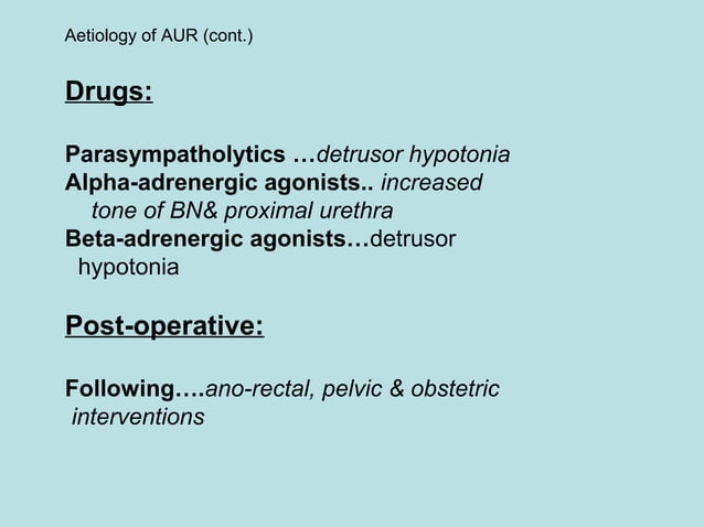 6 obstructive uropathy,acute urinary retention,hematuria | PPT | Cancer ...