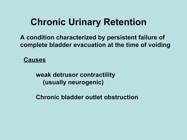 6 obstructive uropathy,acute urinary retention,hematuria | PPT | Cancer ...