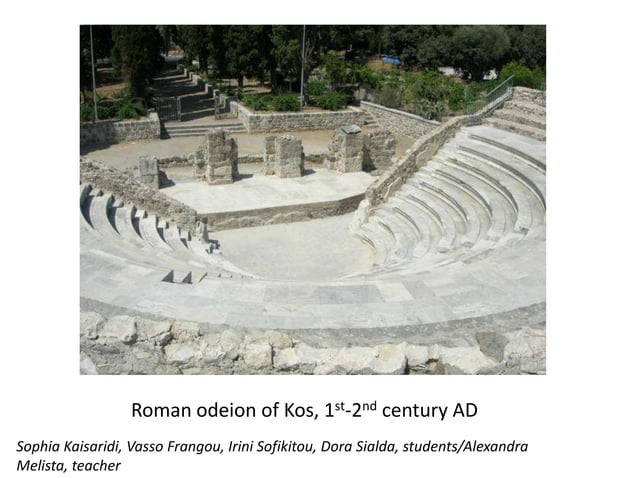 Odeia in ancient Greece and Rome | PPT