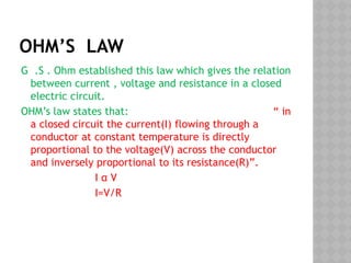 theory ppt Ohms law explained by trainee.pptx