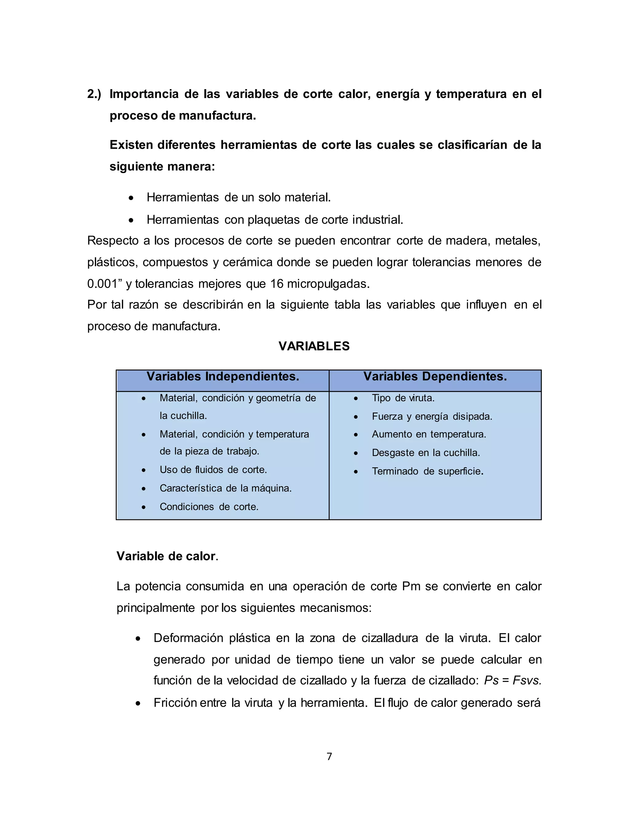 Corte de metales | DOCX