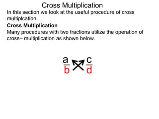 6 on cross multiplication 125s | PPTX