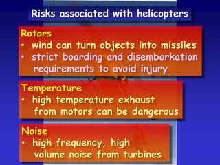 Use of Helicopters in Emergency Operations | PDF