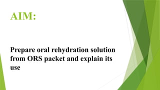 6_Oral Rehydration Solution, pharmacology | PPTX