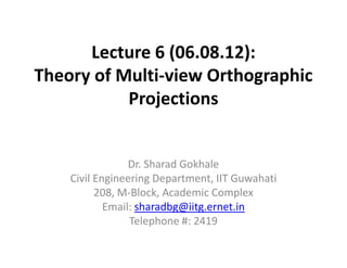 6 orthographic proj | PDF