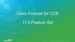 DEVNET-1130 Cisco Finesse API's | PPT