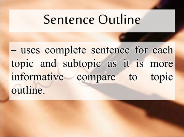 Outlining - EAPP | PPTX