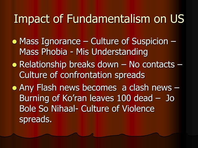 6 overcoming religious fundamentalism | PPT