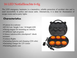 6 packs led flares | PDF