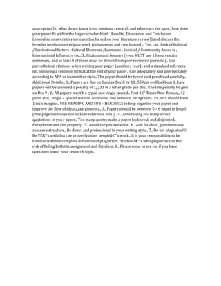 6 pages single spaced your paper must pose a research.docx