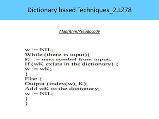 Image compression: Techniques and Application | PPTX