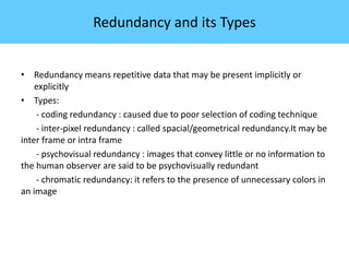 Image compression: Techniques and Application | PPTX