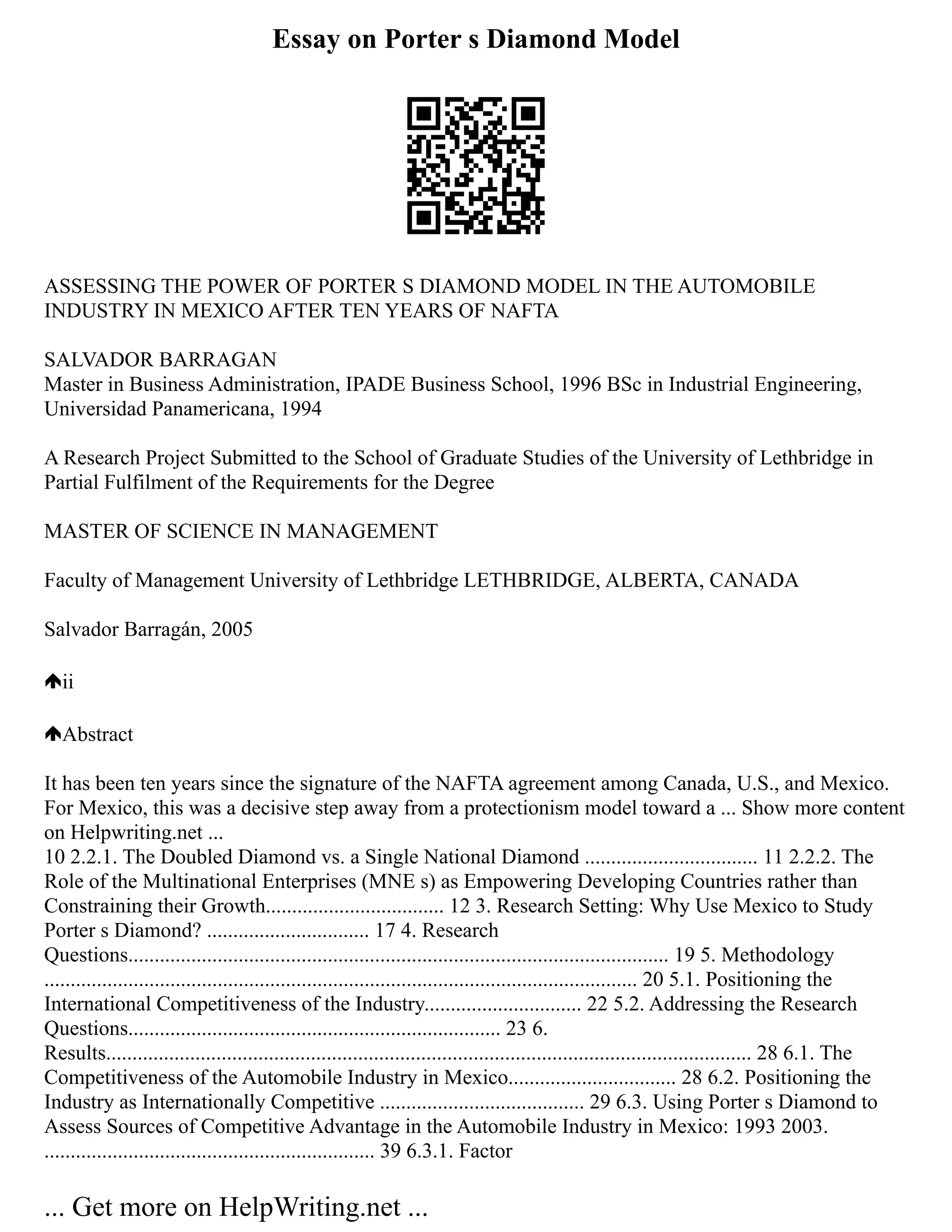 6 Paragraph Essay Example. How To Write A 5 | PDF