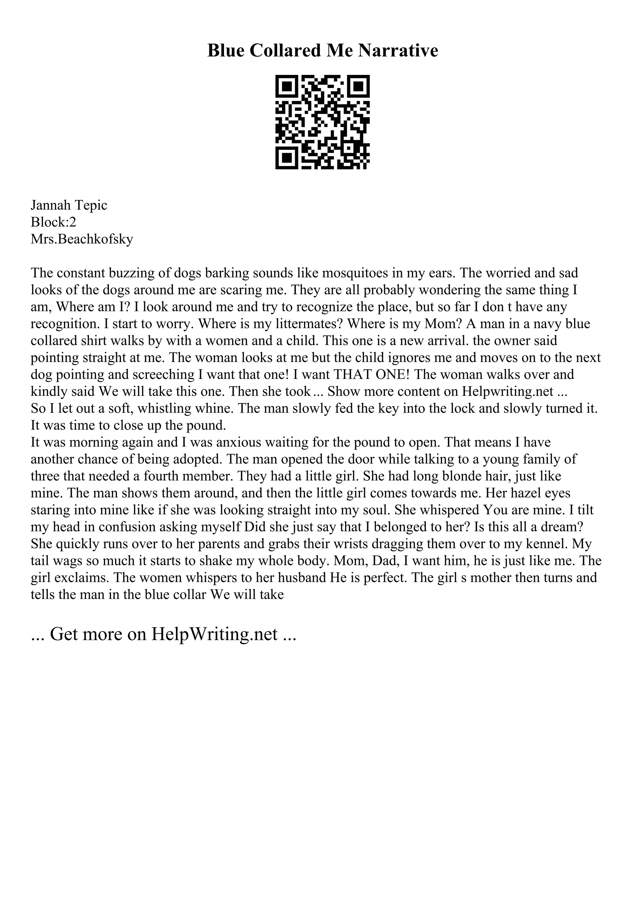6 Paragraph Essay Example | PDF