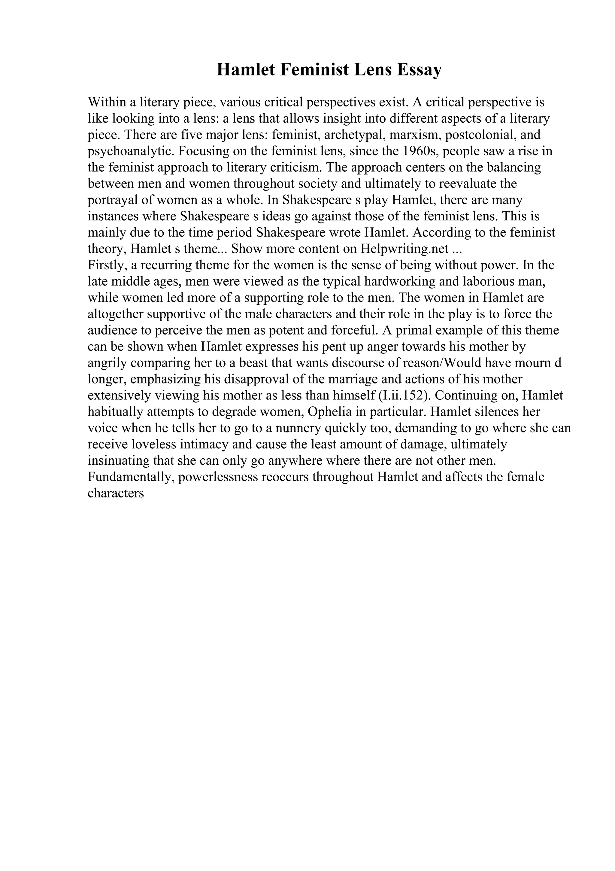 6 Paragraph Essay Format | PDF