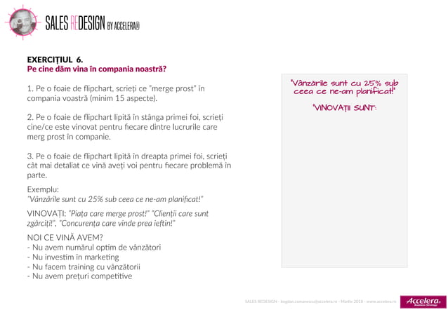 6 PASI PENTRU SALES REDESIGN | PDF