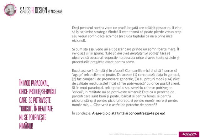 6 PASI PENTRU SALES REDESIGN | PDF