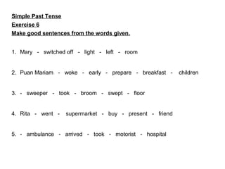 Simple Past Tense Rules for Primary | PPT