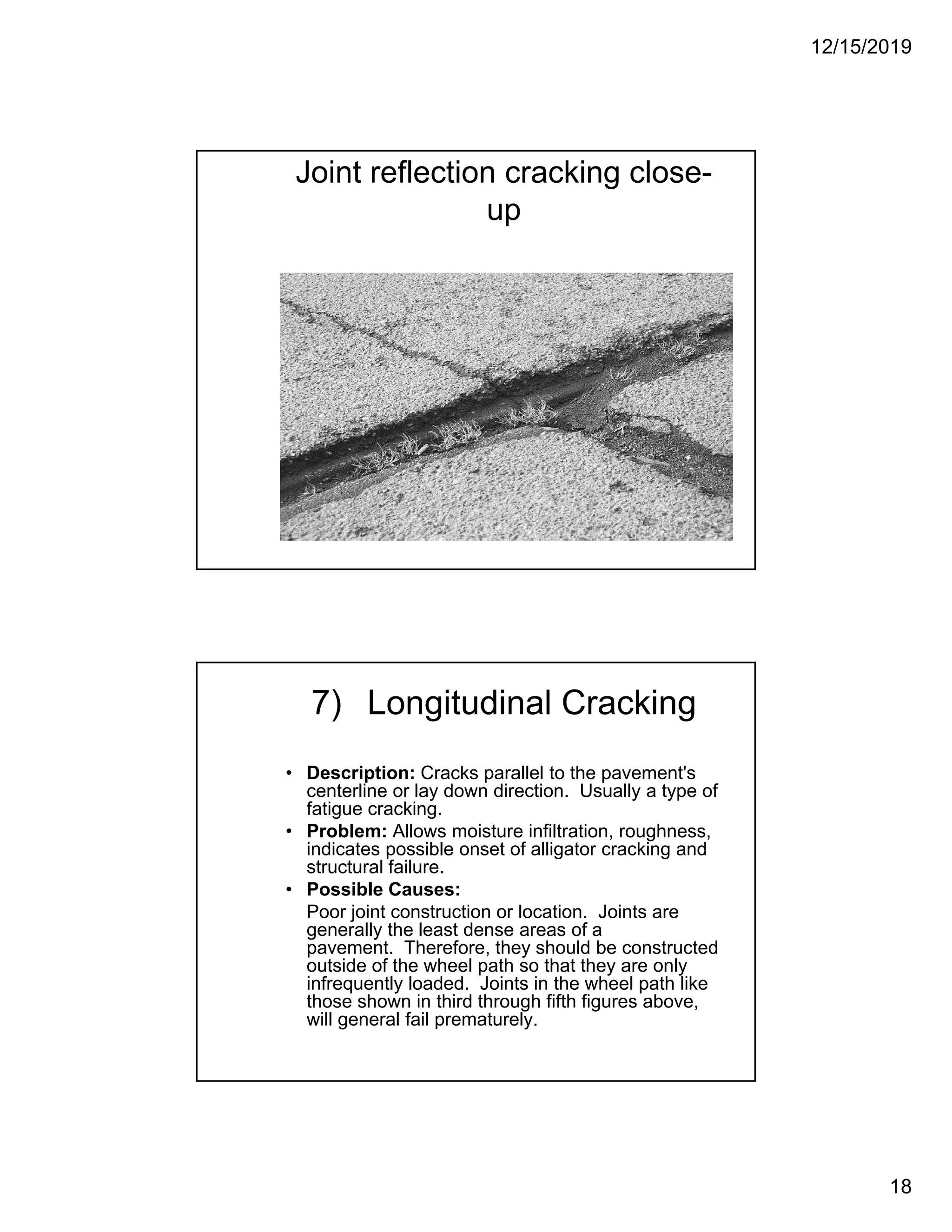 Pavement Distresses | PDF