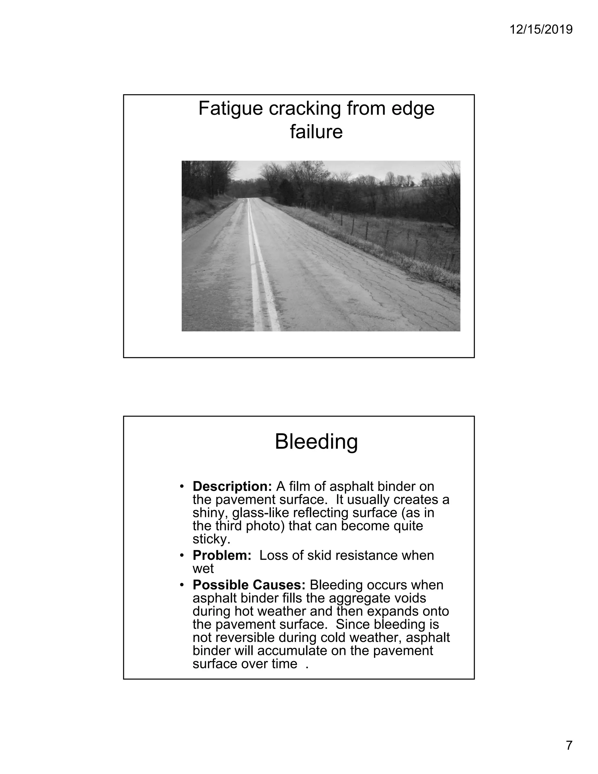 Pavement Distresses | PDF