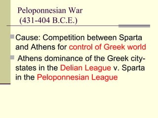 6 peloponnesian war alexander the great | PPT