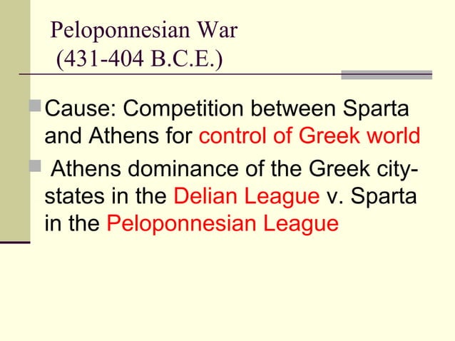 6 peloponnesian war alexander the great | PPT | Death, Injury, or ...