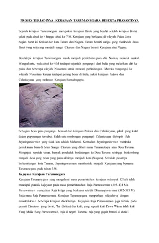 6 peninggalan sejarah kebudayaan hindu buddha indonesia | DOCX