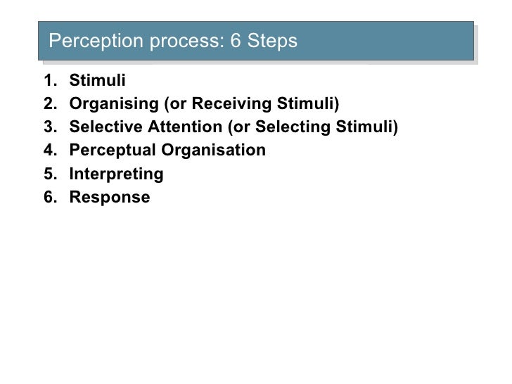 Perception