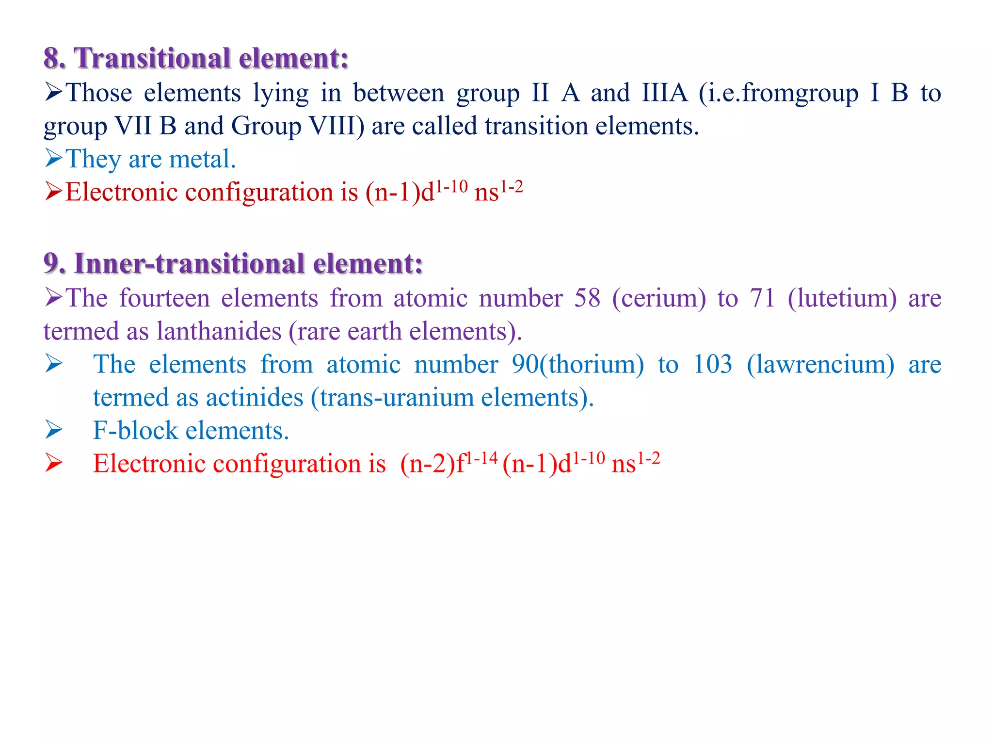 Periodic classification of elements Grade-11 | PPTX