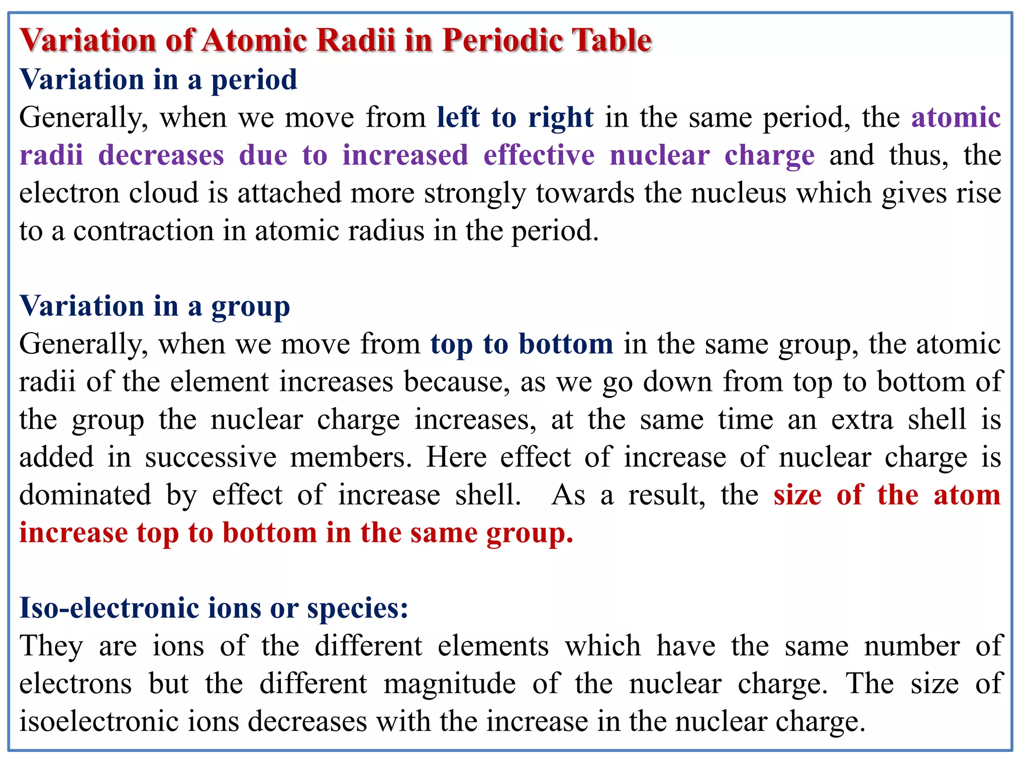 Periodic classification of elements Grade-11 | PPTX
