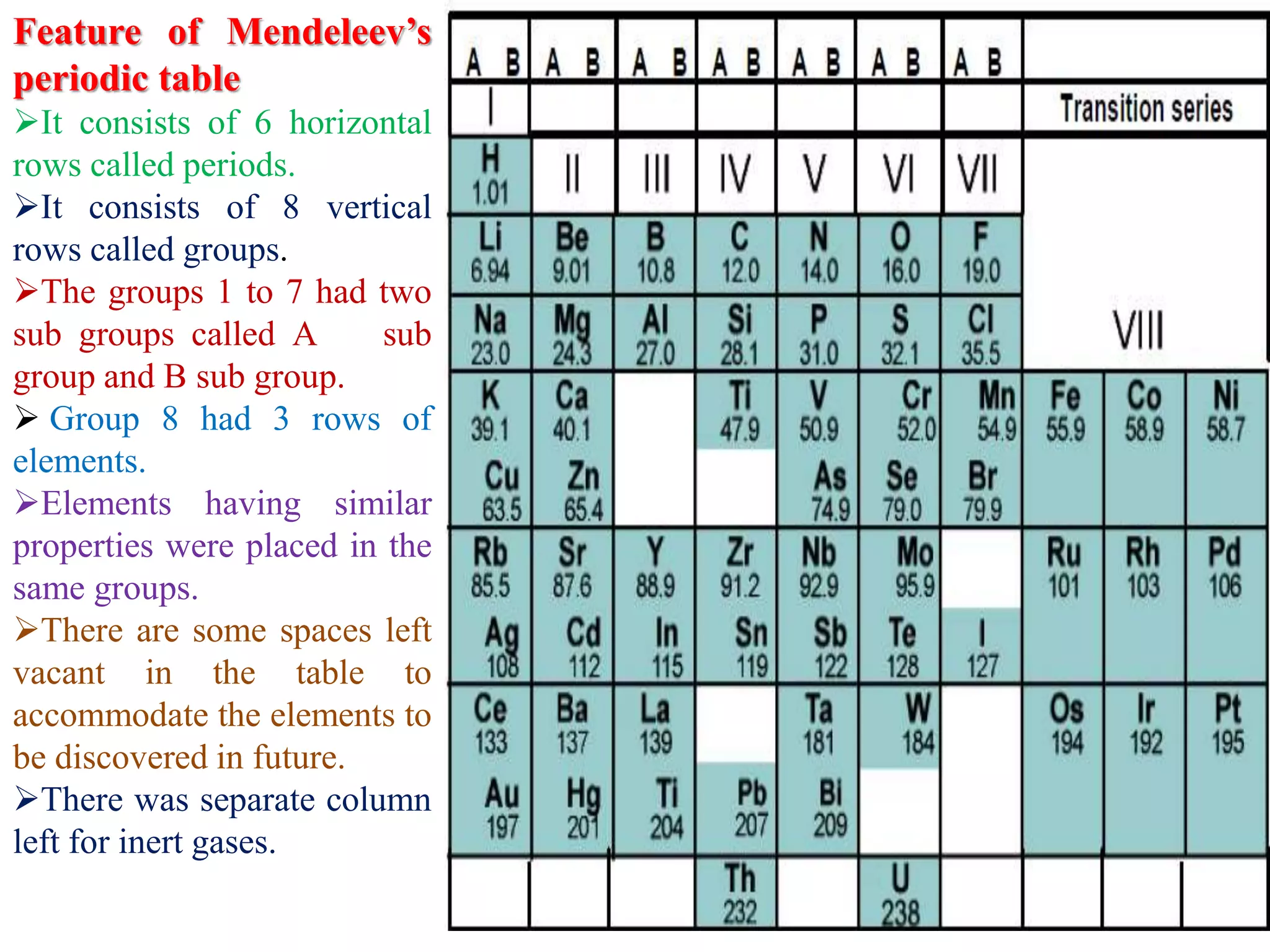 Periodic classification of elements Grade-11 | PPTX