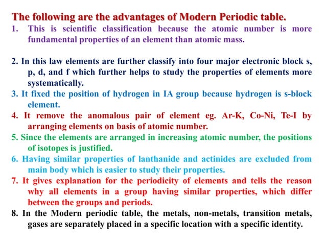 Periodic classification of elements Grade-11 | PPTX | Chemistry | Science
