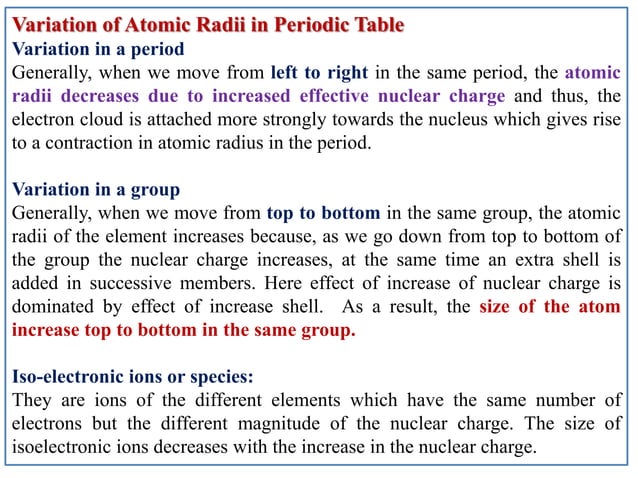 Periodic classification of elements Grade-11 | PPTX | Chemistry | Science