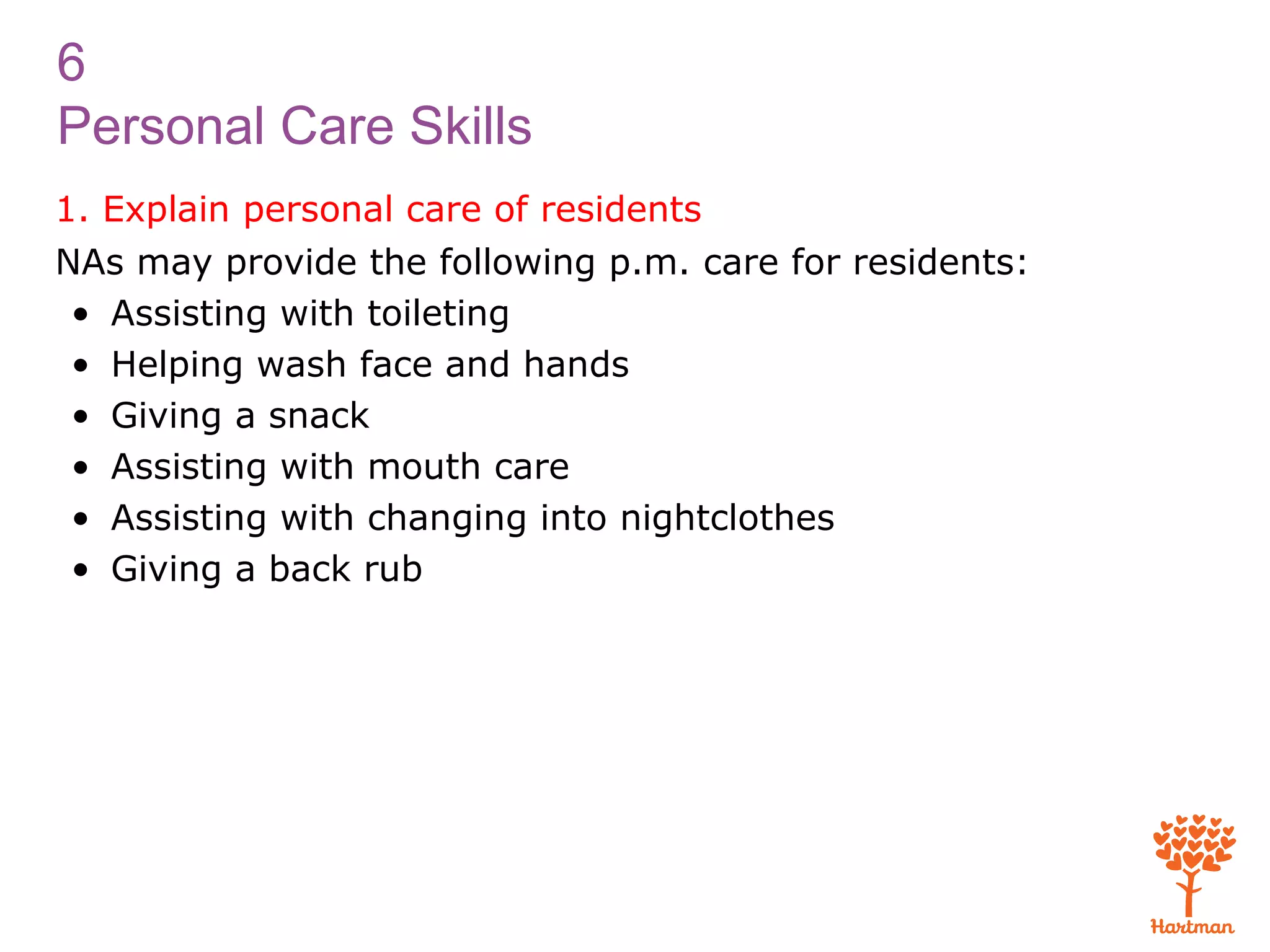 Personal care skills | PPT
