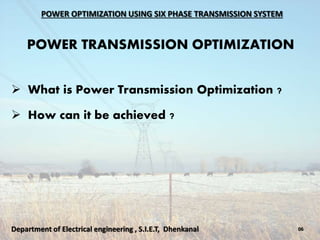 6 PHASE TRANSMISSION SYSTEM | PPSX