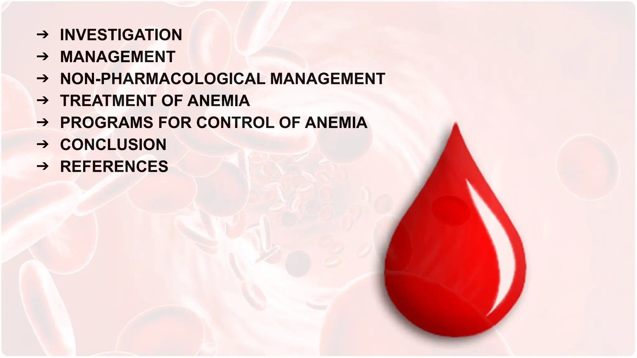 ANEMIA and their rlated diseases and causes with treatment. | PPTX