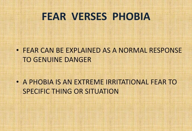 phobia | PPTX | Diseases and Conditions | Medical Health