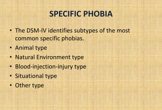 phobia | PPTX | Diseases and Conditions | Medical Health