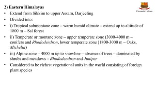 Phytogeographical regions of India | PPTX