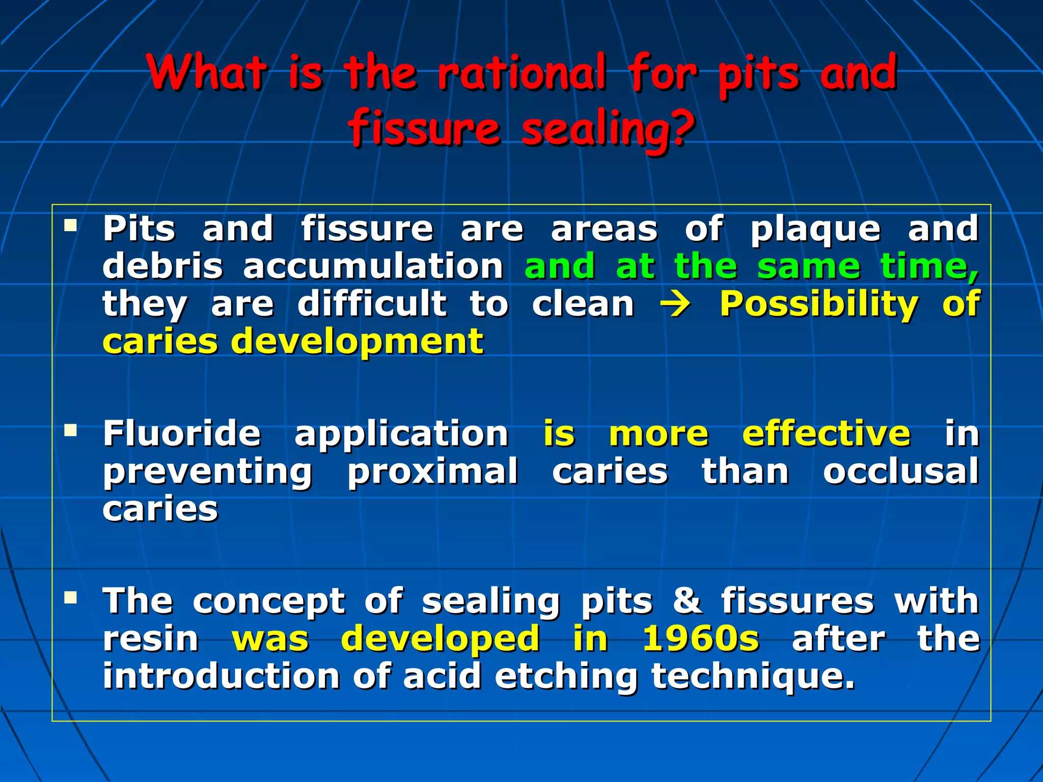 pits and fissure sealants dental material | PPT