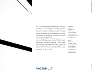 FAGERHULT | FREEDOM : art of light | PDF