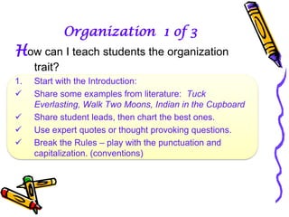 6 plus 1 traits | PPTX