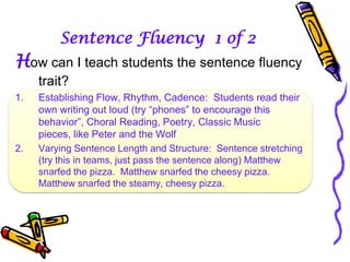 6 plus 1 traits | PPTX