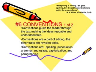 6 plus 1 traits | PPTX