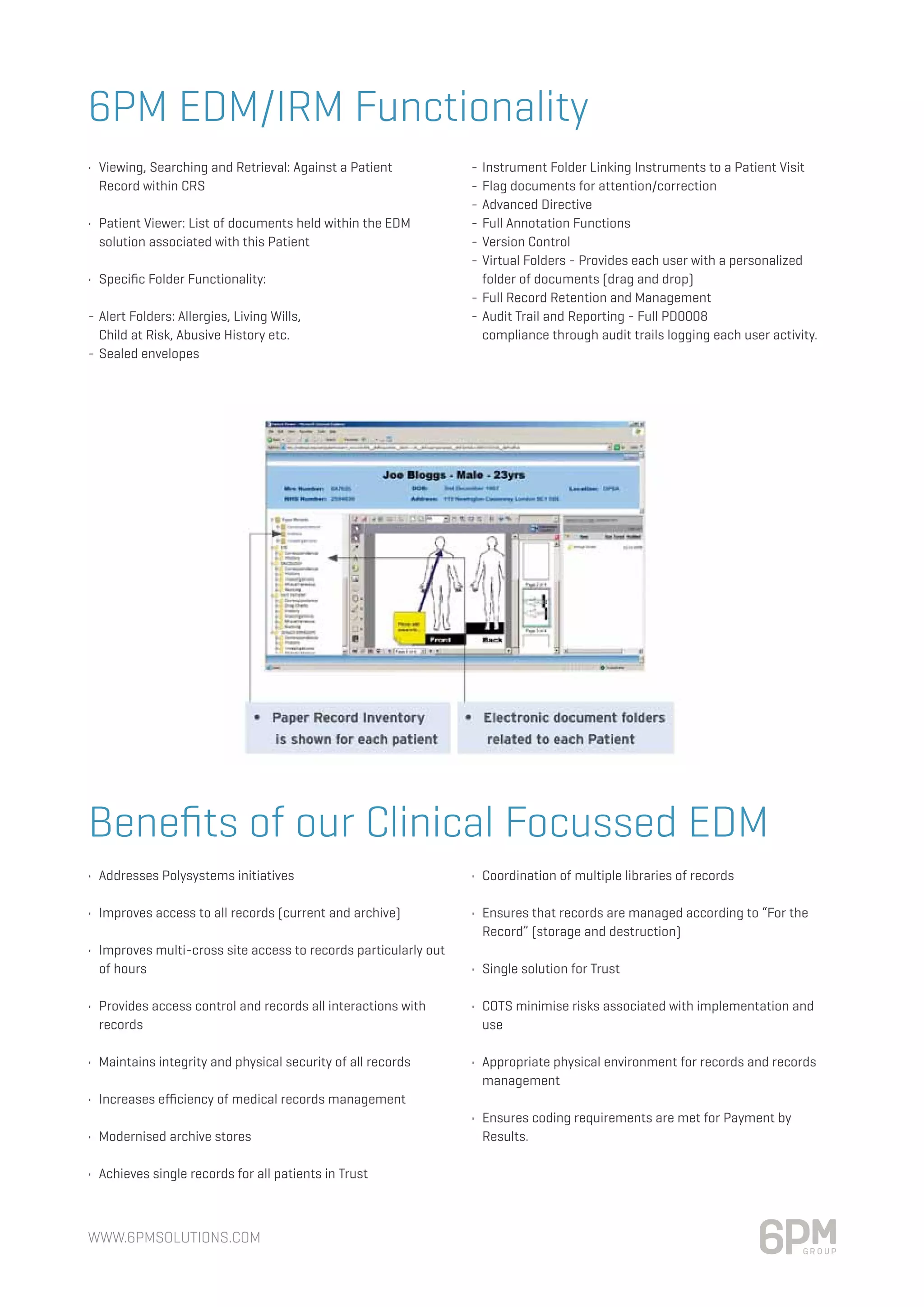Electronic Document and Record Management (EDRMS) | PDF