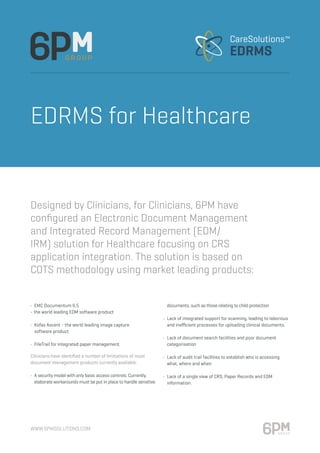Electronic Document and Record Management (EDRMS) | PDF