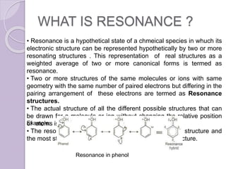 RESONANCE AND ITS APPLICATION | PPTX
