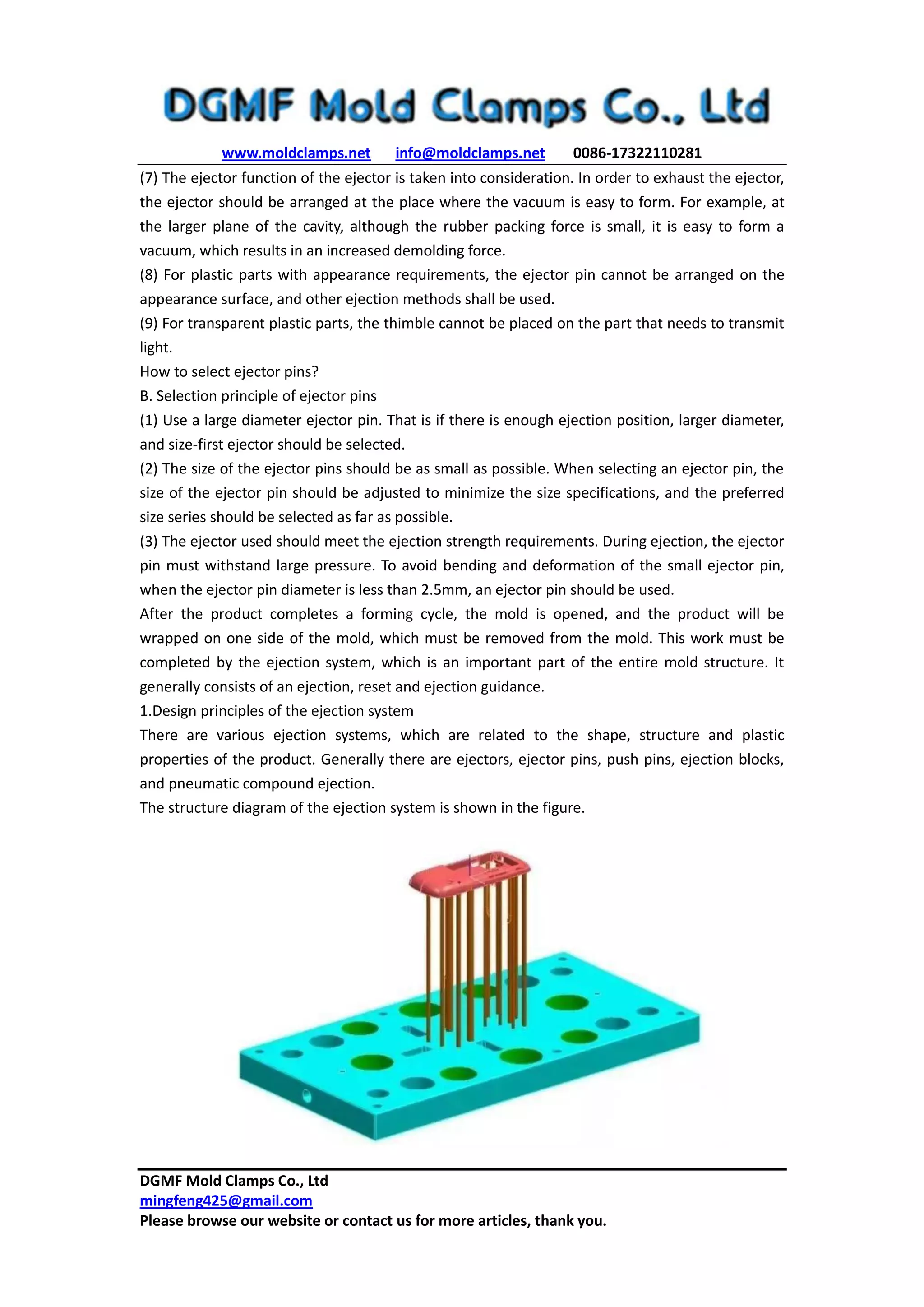6 points about ejector pins help your injection molding work increase ...